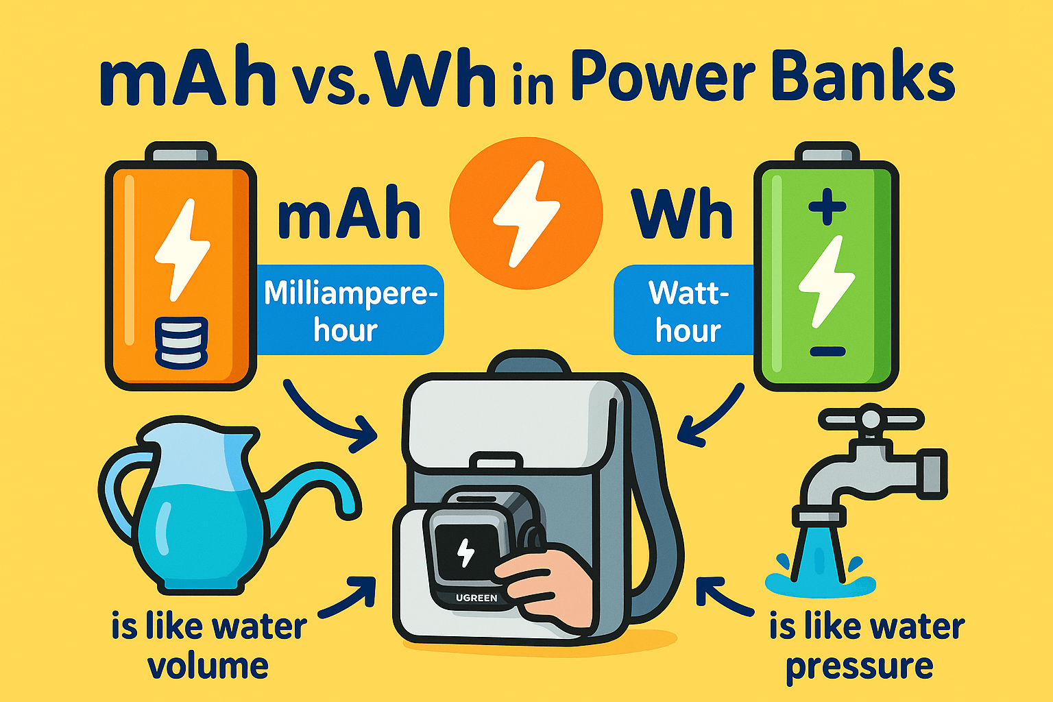 mAh vs Wh in Power Banks | UGREEN US