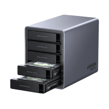 5-Bay Hard Drive Enclosure - 100TB RAID USB-C Docking Station – UGREEN US