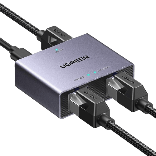 UGREEN Ethernet Splitter 1 to 2 | 1000Mbps Speed – UGREEN US