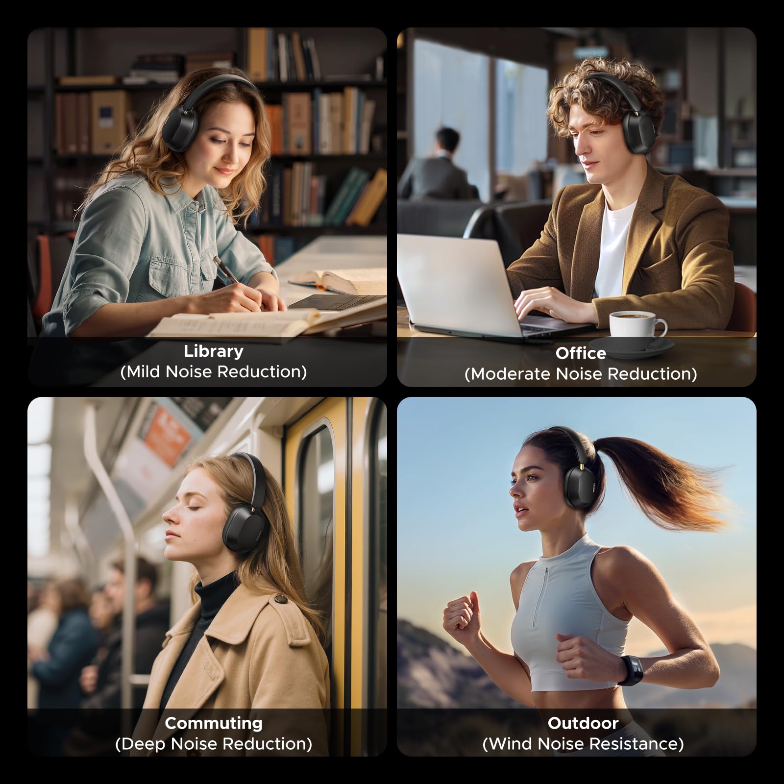UGREEN HiTune MAX 5C Bluetooth Headphones (Over-Ear, Noise-Canceling ...