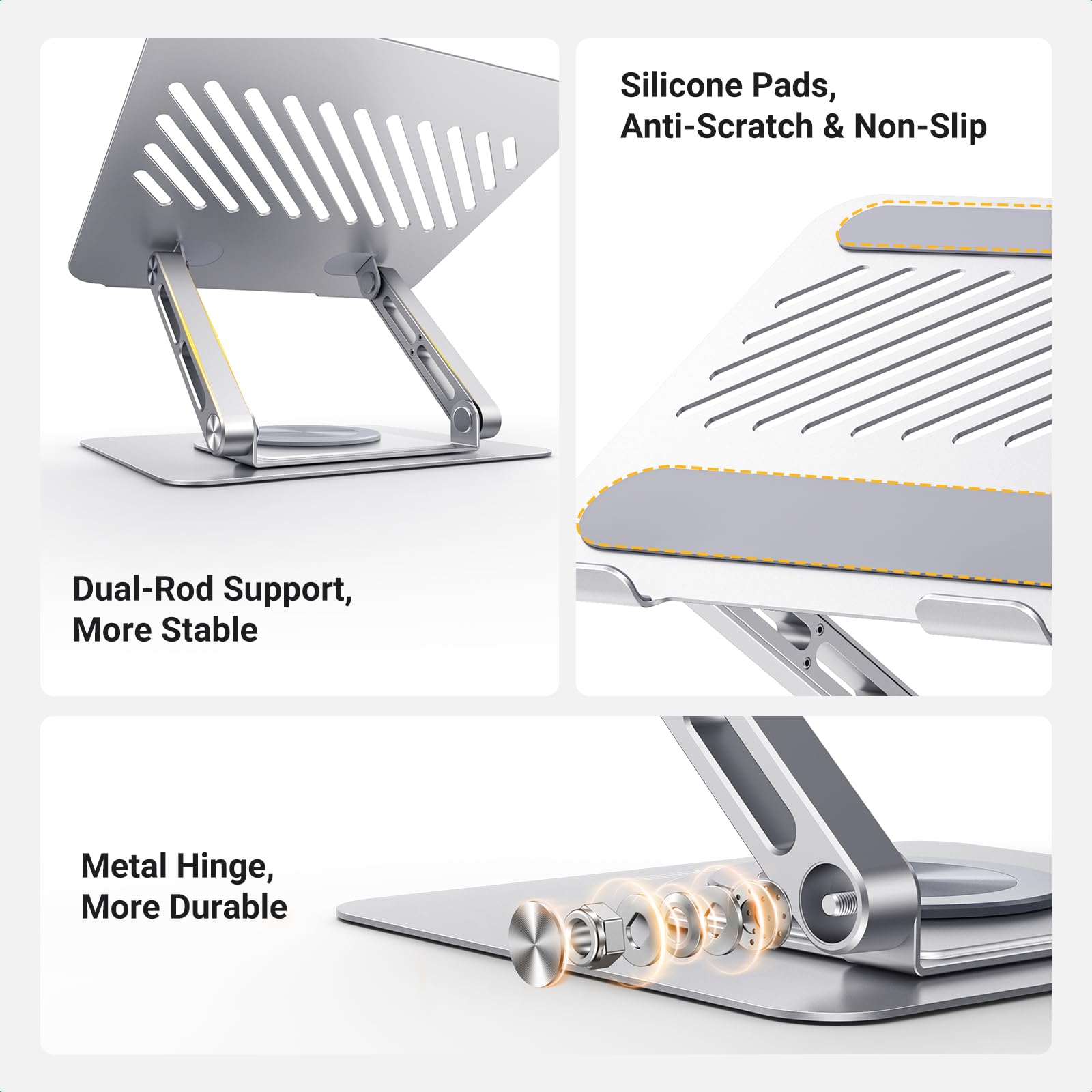 UGREEN Laptop Stand Adjustable 360° Rotation Desk Riser | UGREEN US