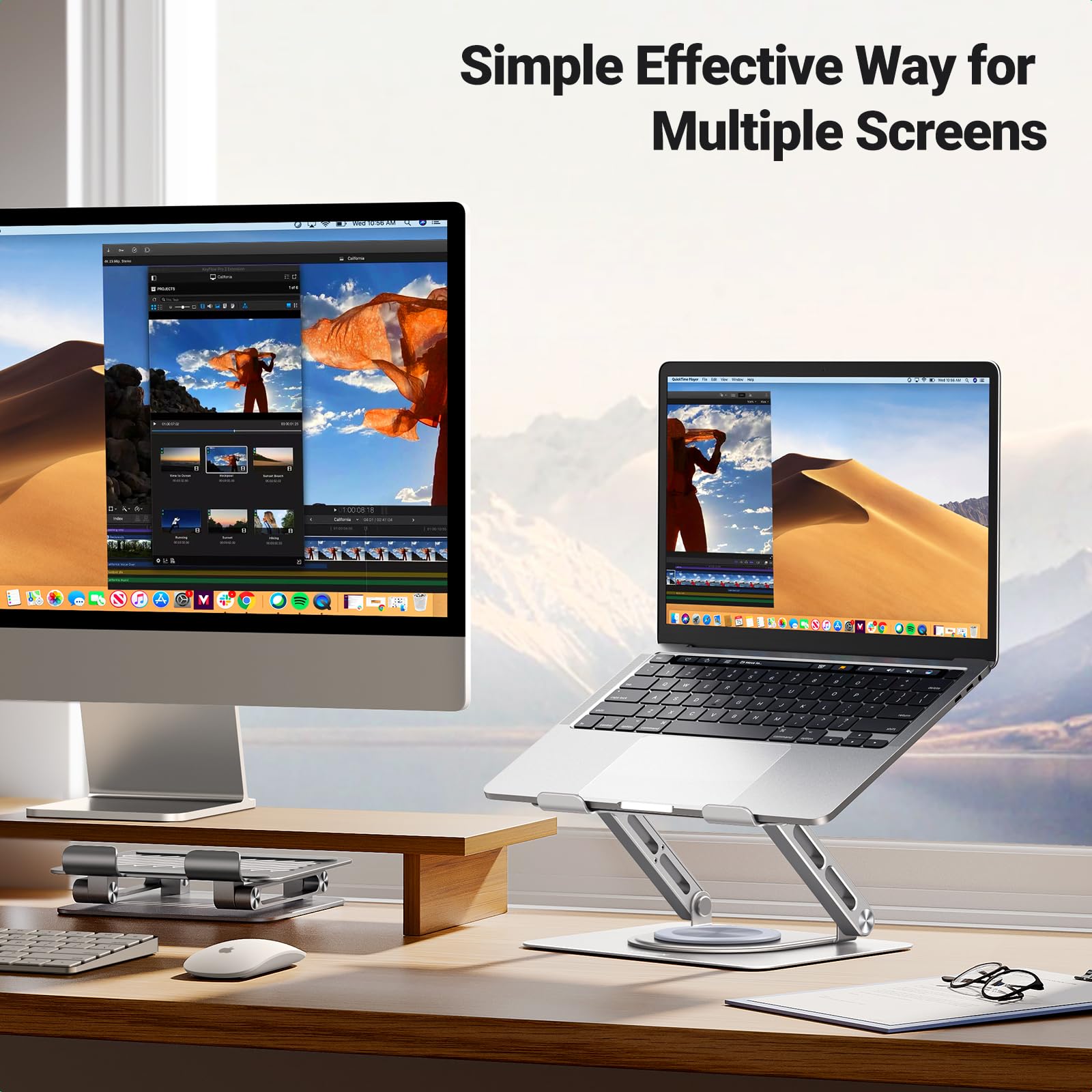 UGREEN Laptop Stand Adjustable 360° Rotation Desk Riser | UGREEN US