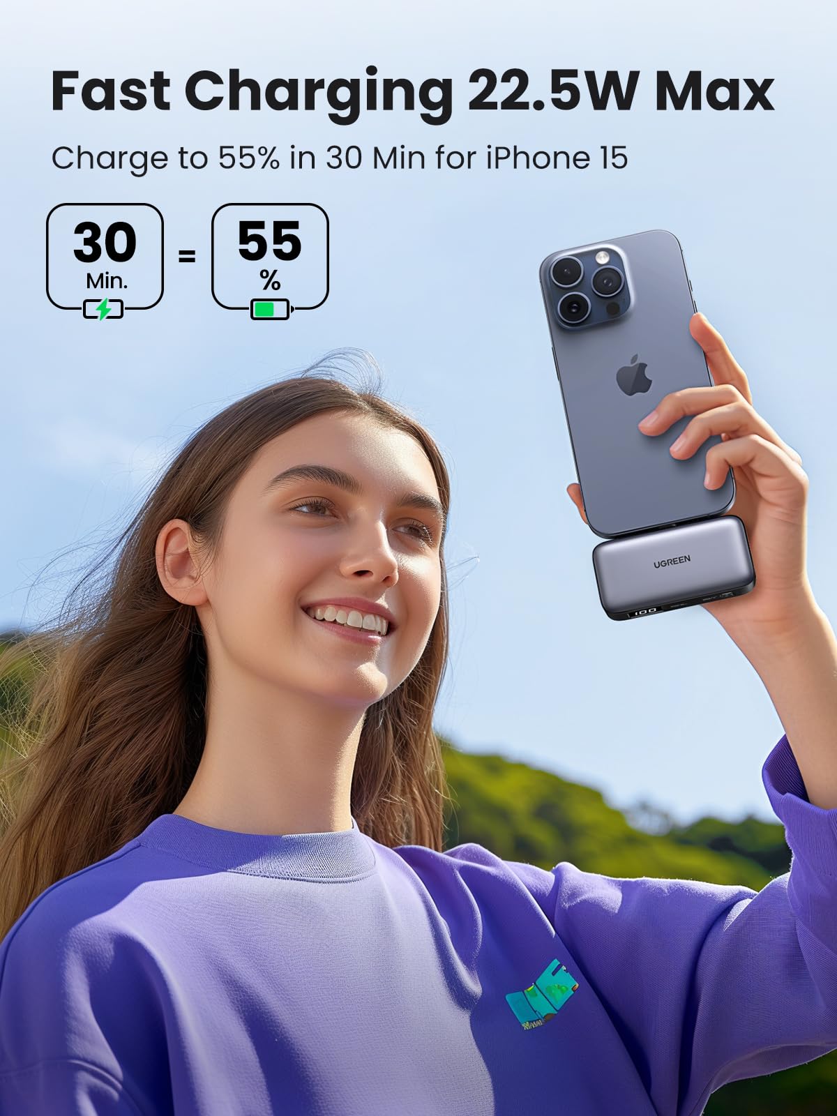 UGREEN Mini 2-Port Power Bank 5000mAh 22.5W | UGREEN US