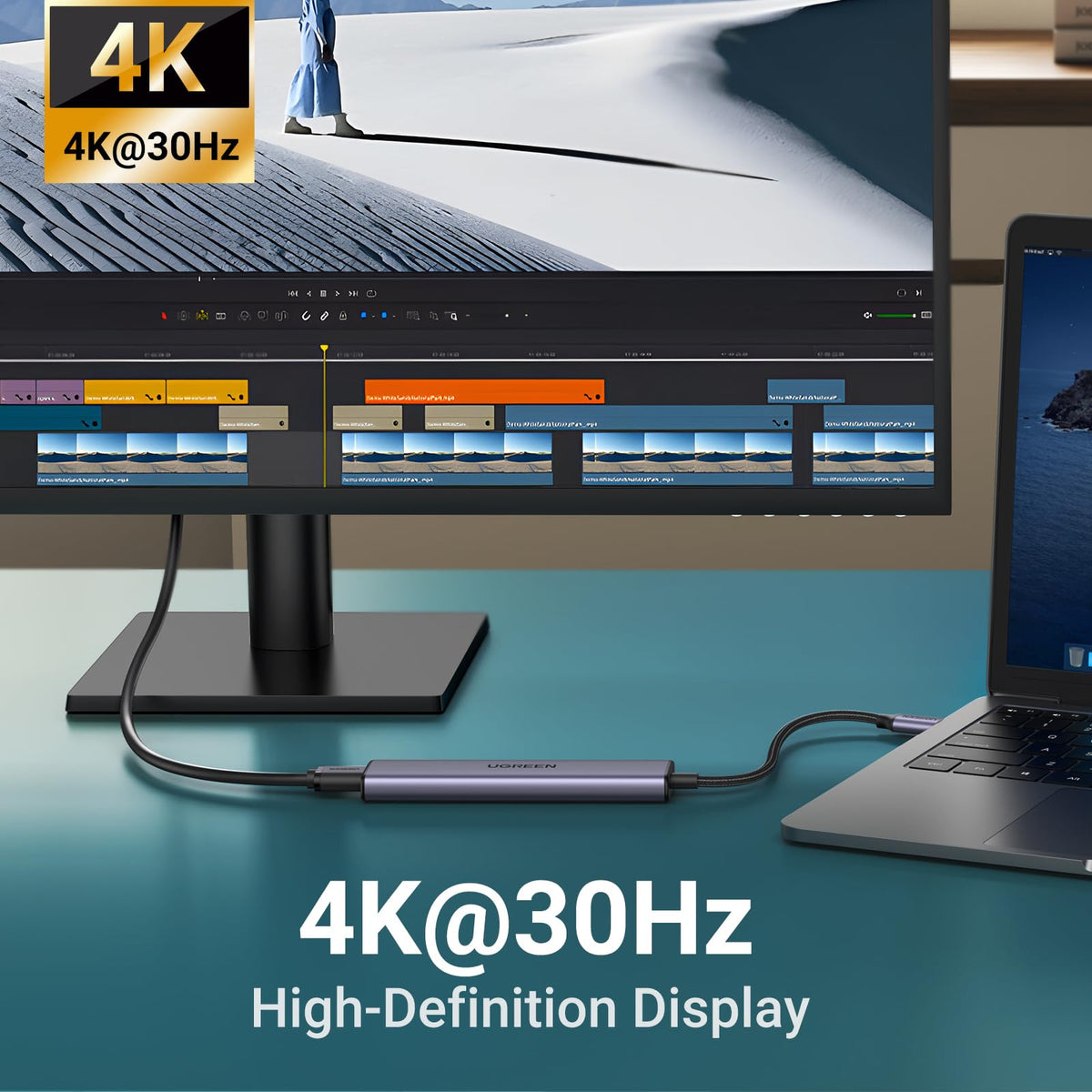 UGREEN 5-in-1 USB-C Hub - 4K HDMI, 100W PD & 5Gbps Data – UGREEN US
