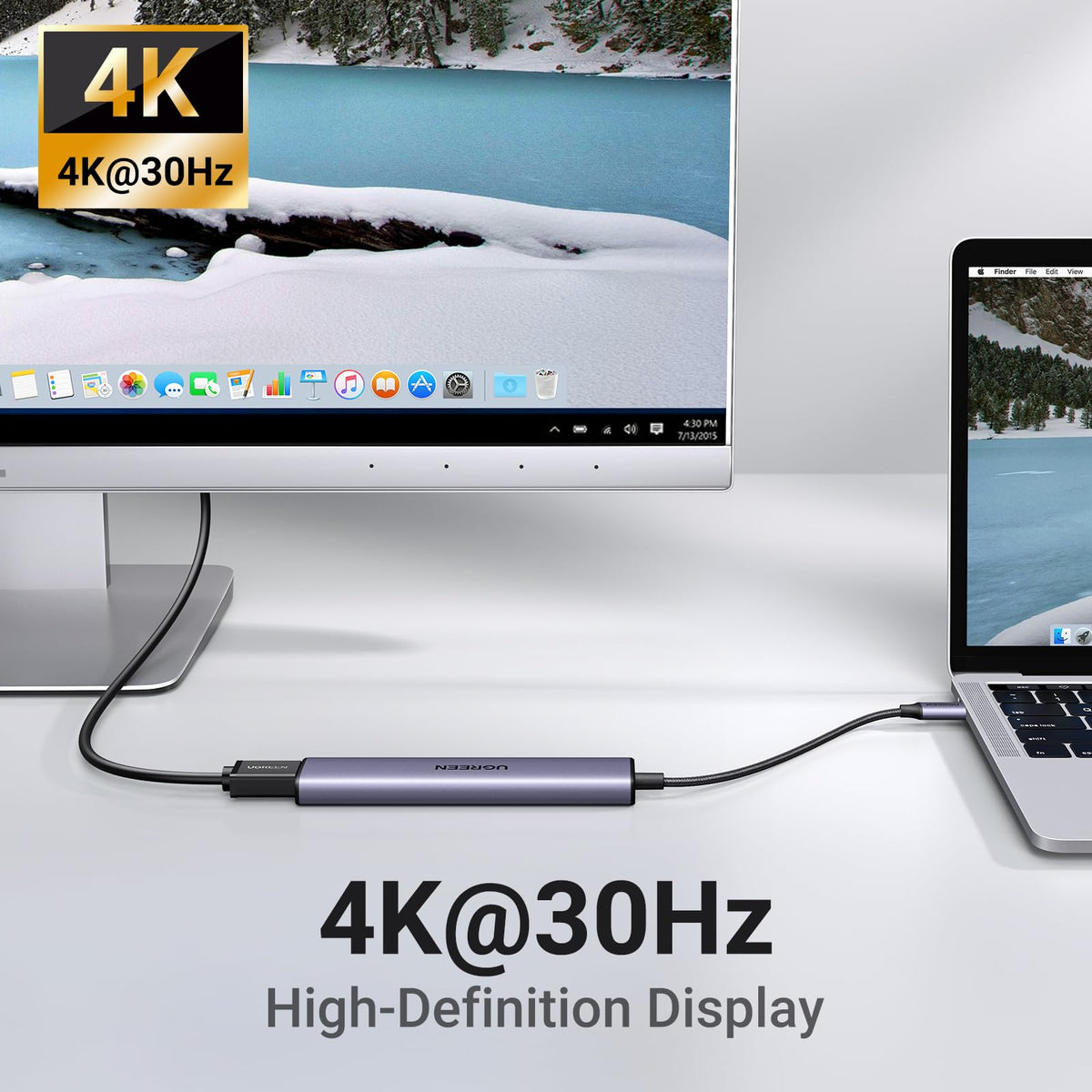 UGREEN 5-in-1 USB-C Hub - 4K HDMI, 100W PD & 5Gbps Data – UGREEN US