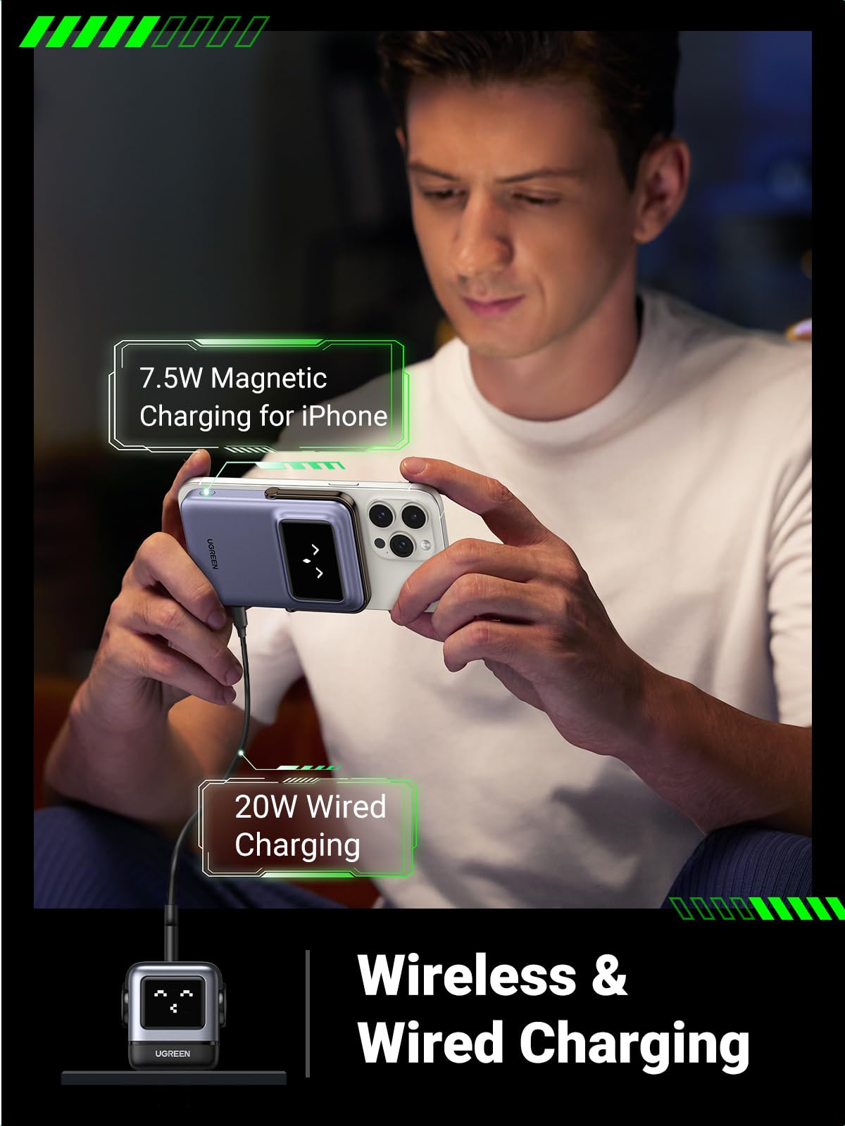 UGREEN Uno Magnetic Wireless Power Bank 5000mAh 20W | UGREEN US