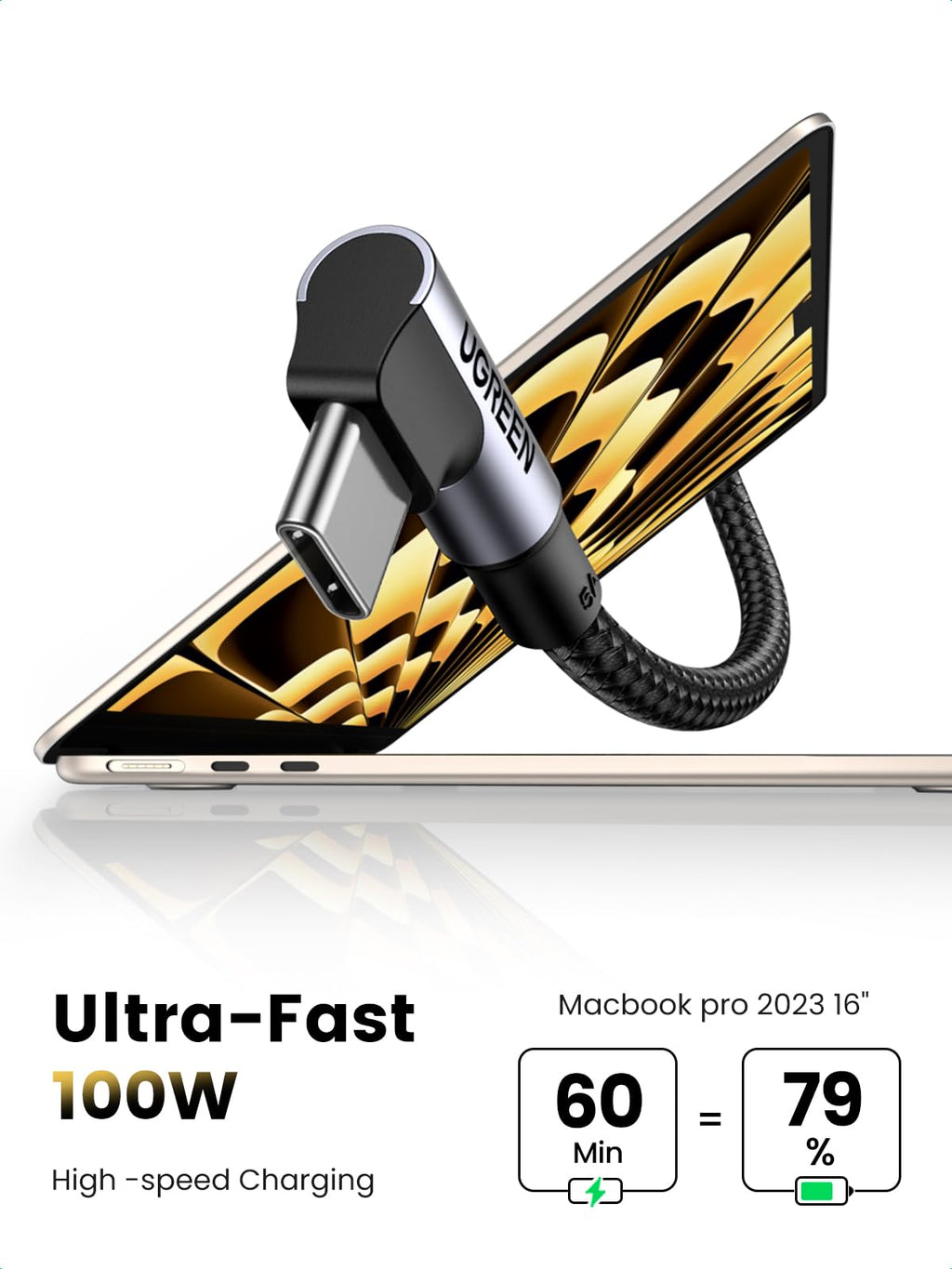 UGREEN 100W USB C Cable | Fast Charge in 1 Hour – UGREEN US